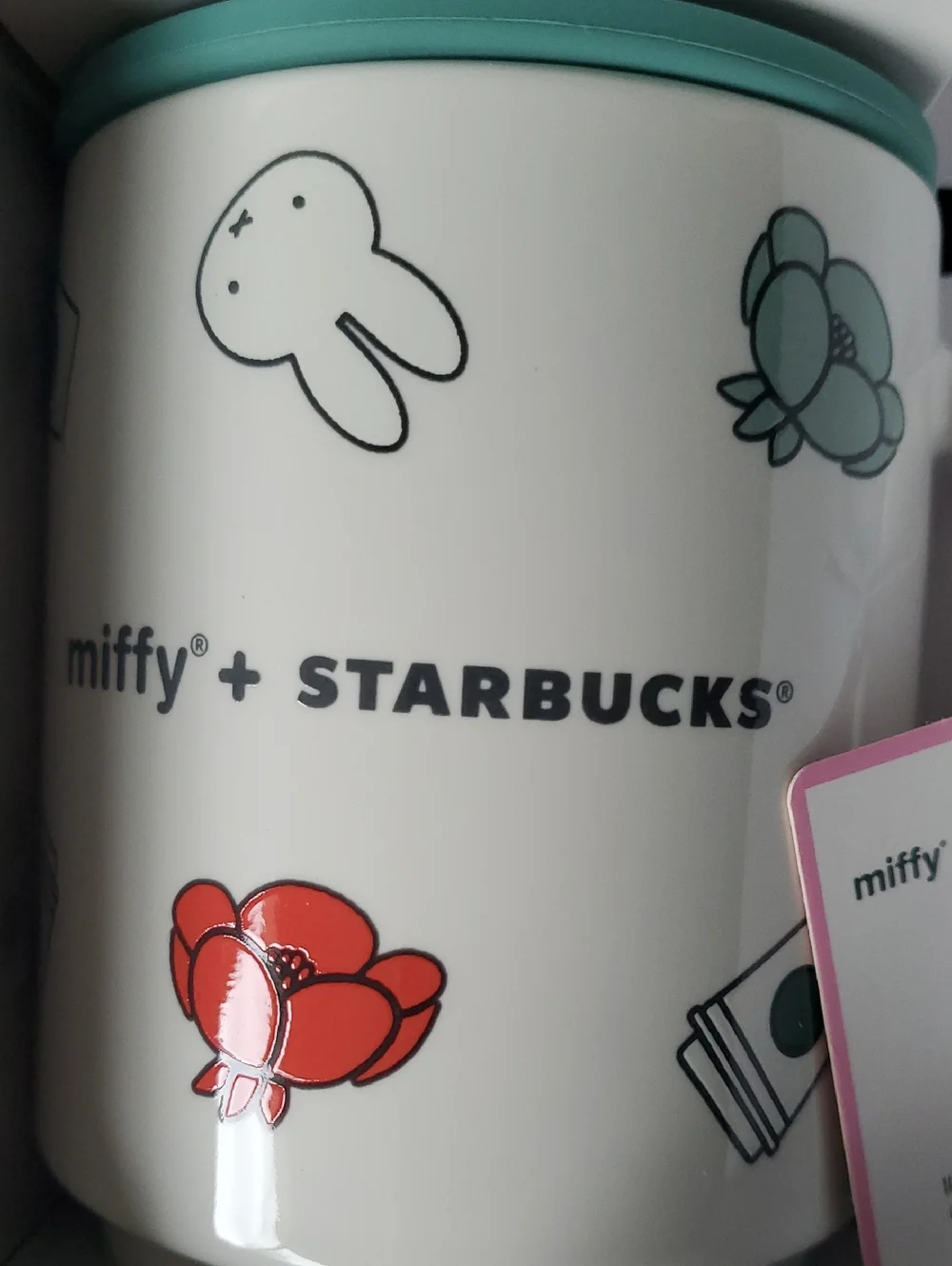 miffy | Dining | Miffy X Starbucks Ceramic Mug With Lid | Poshmark